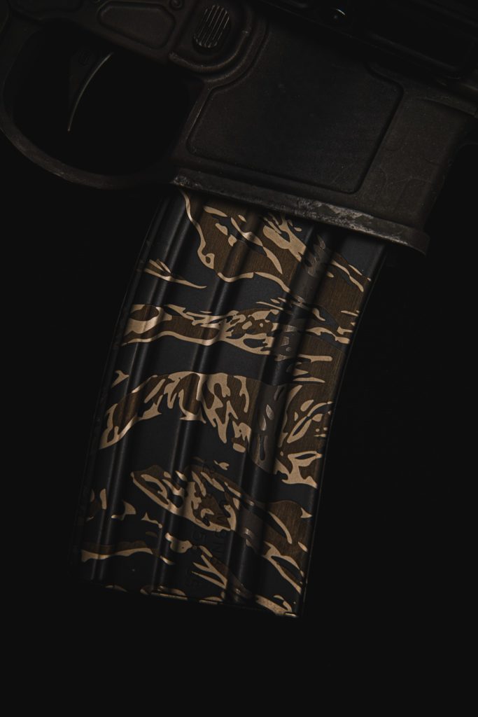 "Tiger Stripe Copper" Lasered Metal Duramag - QVO Tactical, LLC