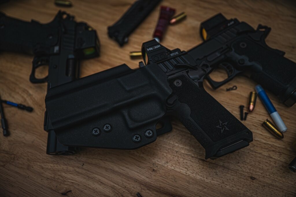 Staccato HD P4.5 "Secondary" OWB Holster - LH Black - QVO Tactical, LLC